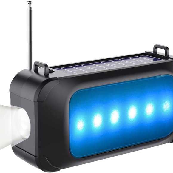 Portable Audio & Video | Portable Solar Speakers With Flashlight Stereo ...